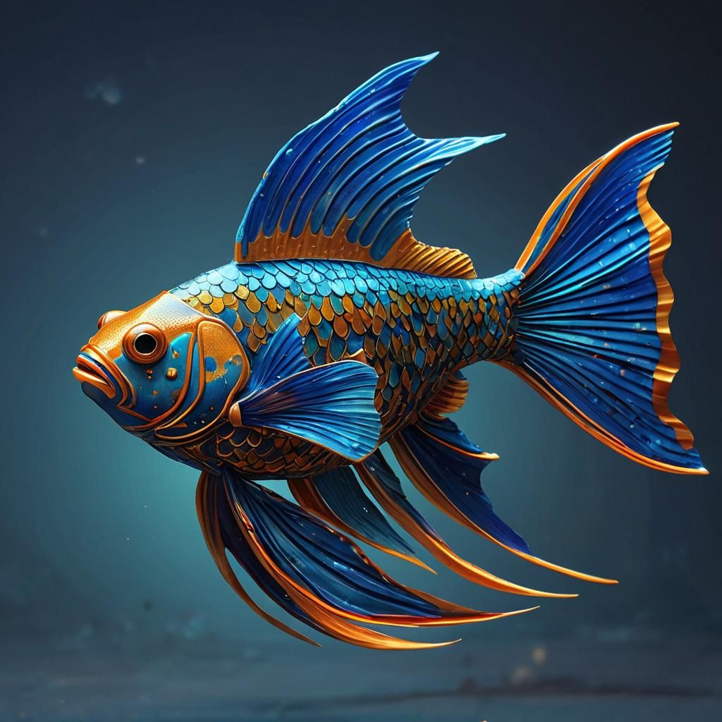A Fish - AI Generated Artwork - NightCafe Creator