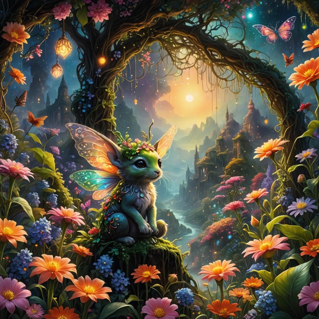 Whimsical Fae - AI Generated Artwork - NightCafe Creator