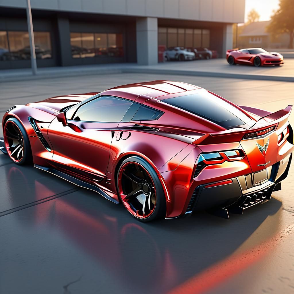 Corvette C7 - AI Generated Artwork - NightCafe Creator