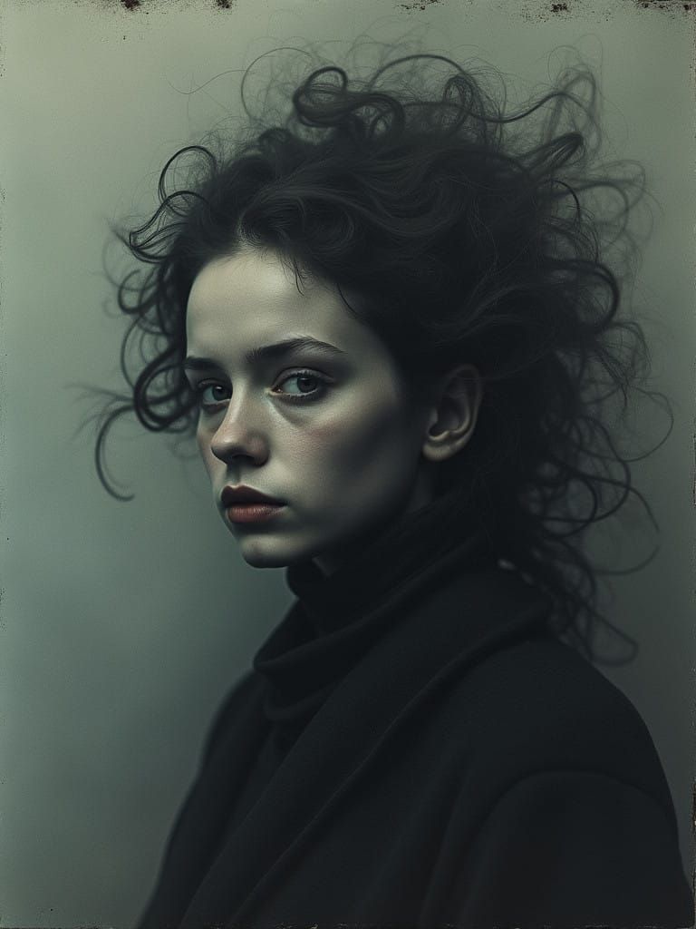 Portrait. - Surreal Darkroom Portrait