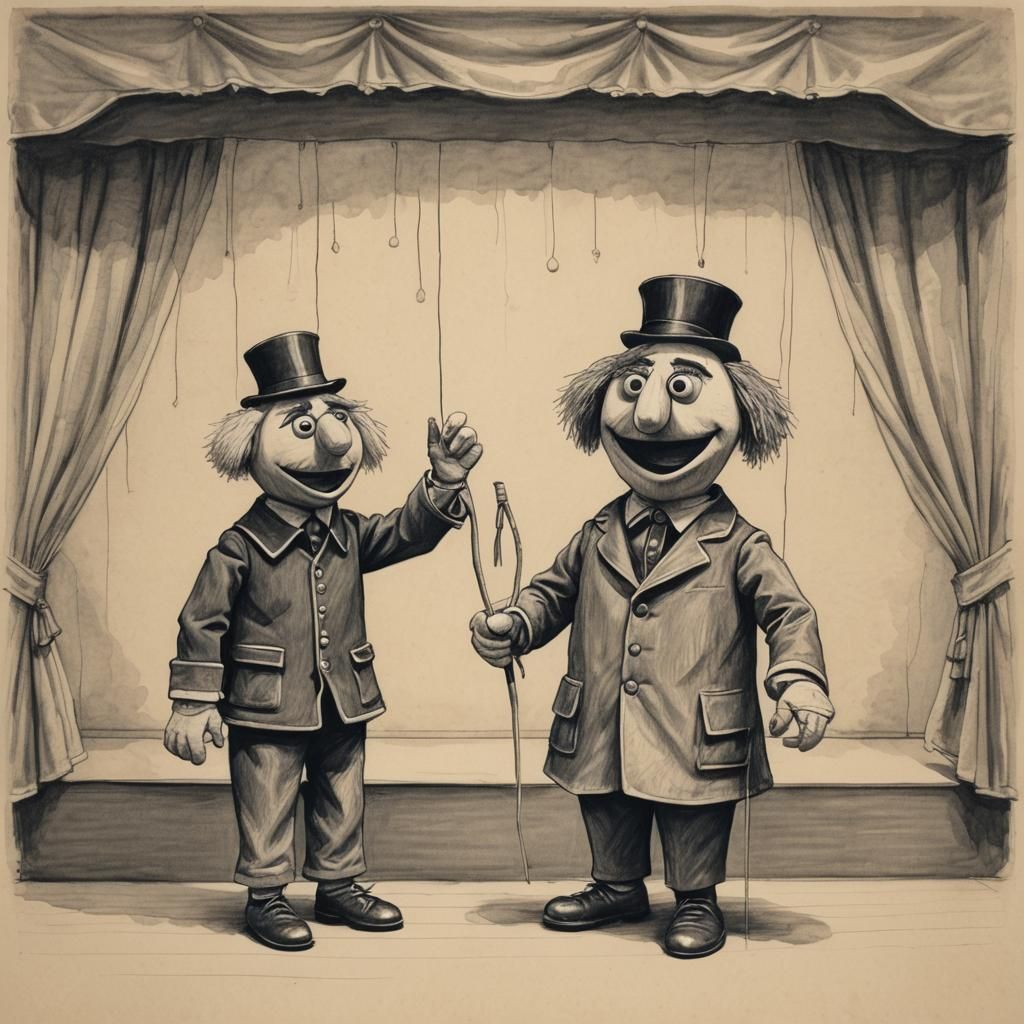 Puppets - AI Generated Artwork - NightCafe Creator