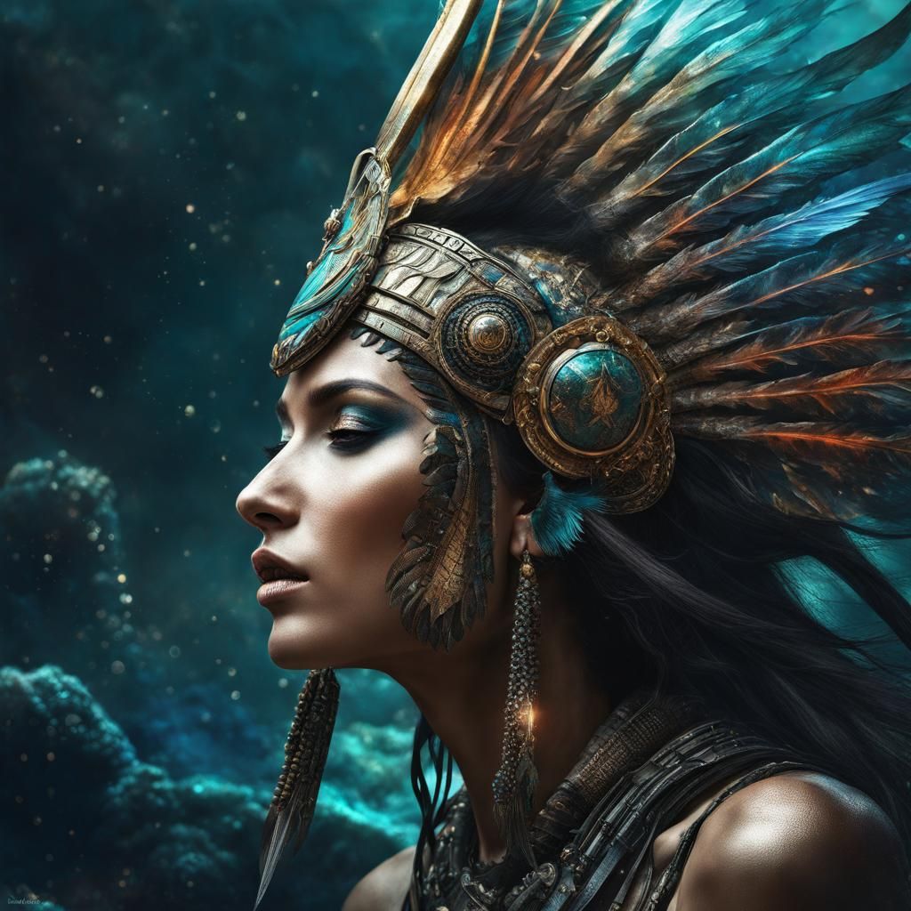 Aztec Mermaid - AI Generated Artwork - NightCafe Creator