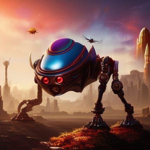 All-Terrain Fighter Bot 2 - AI Generated Artwork - NightCafe Creator