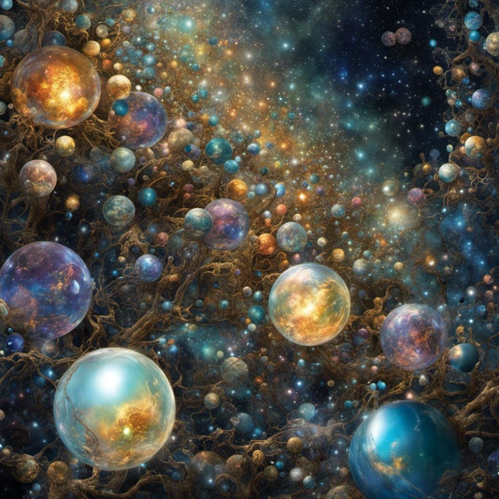 Beautiful Sparkling Orbs Floating In The Night Sky Design Jackson