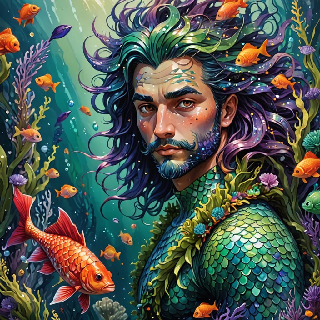 Merman - AI Generated Artwork - NightCafe Creator