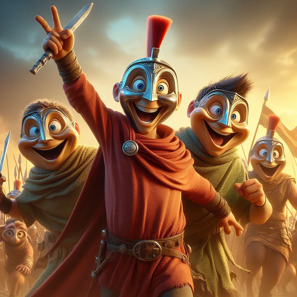 vandals, Pixar - AI Generated Artwork - NightCafe Creator