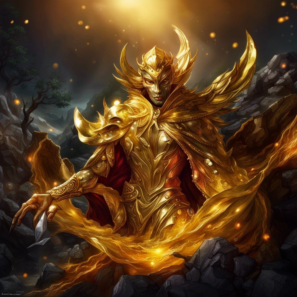 Elfo de oro 💛 - AI Generated Artwork - NightCafe Creator