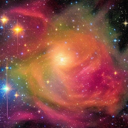 Imaginary stellar nursery by Hubble - AI Generated Artwork - NightCafe ...