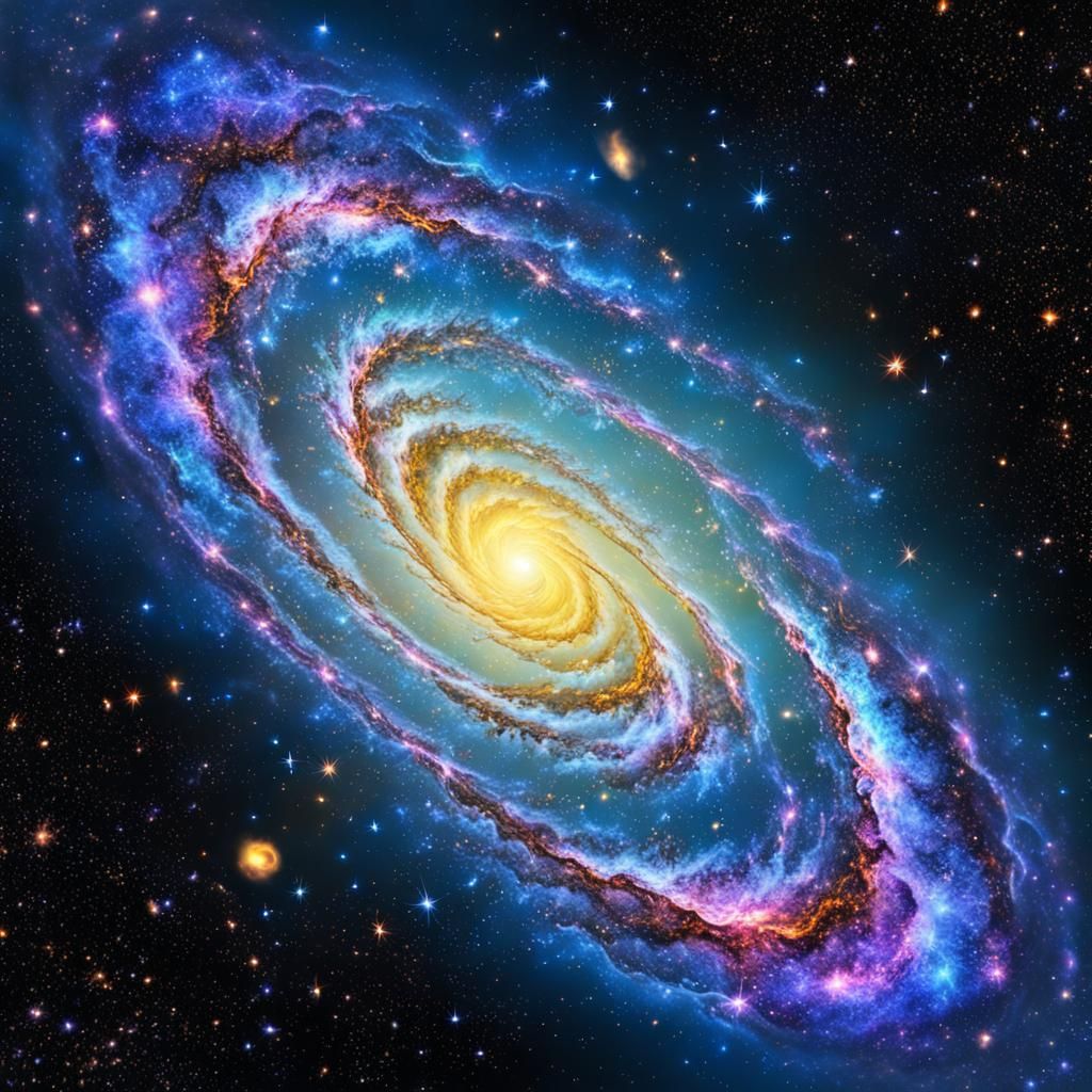 Galaxy - AI Generated Artwork - NightCafe Creator