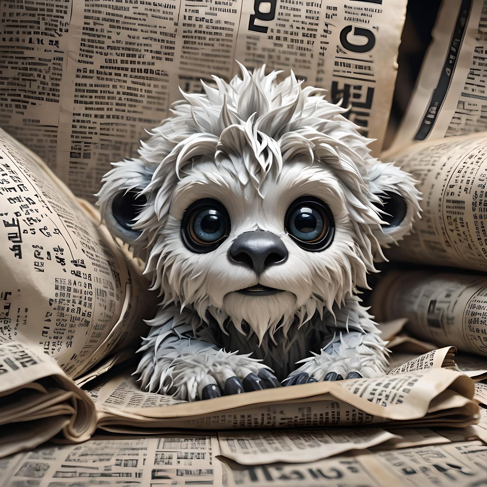 yeti cub - AI Generated Artwork - NightCafe Creator