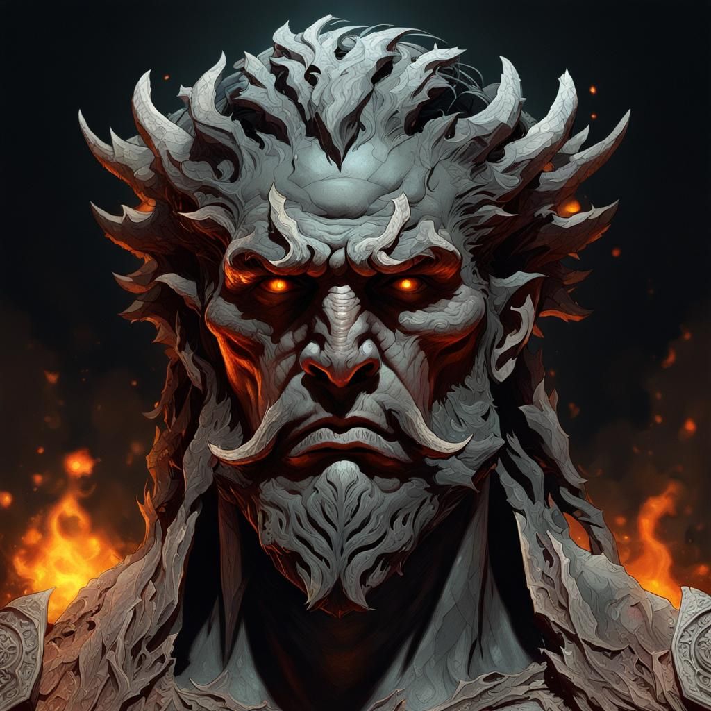 Tartarus, God of the deepest, darkest part of the underworld - AI ...