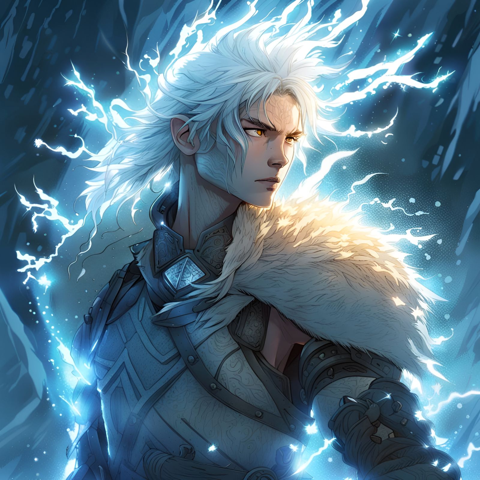 Frozen Thunder Collection: 1 - AI Generated Artwork - NightCafe Creator