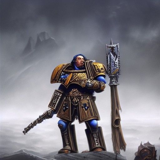 Warhammer 40k Human Man : r/nightcafe