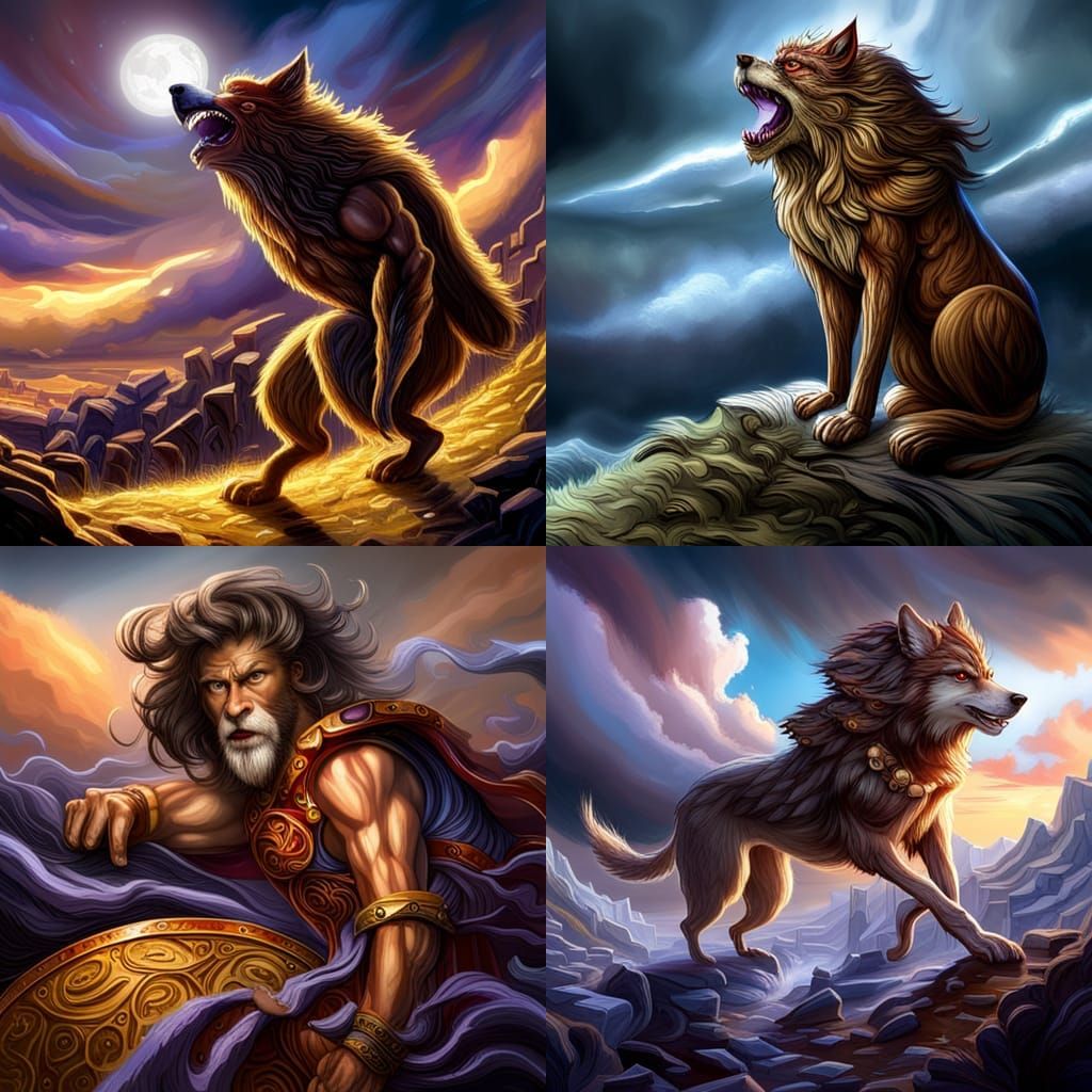 What if Romulus was a werewolf? - AI Generated Artwork - NightCafe Creator