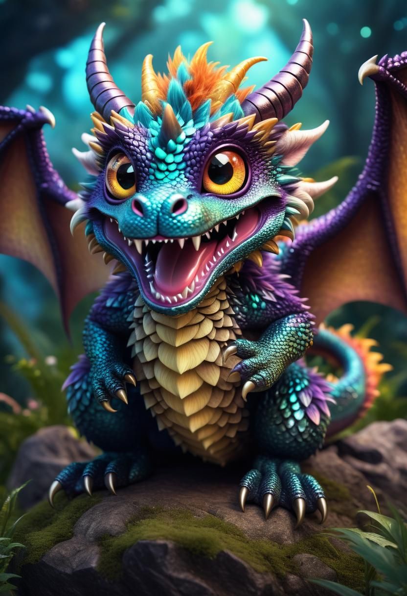 Fairy Dragon - AI Generated Artwork - NightCafe Creator