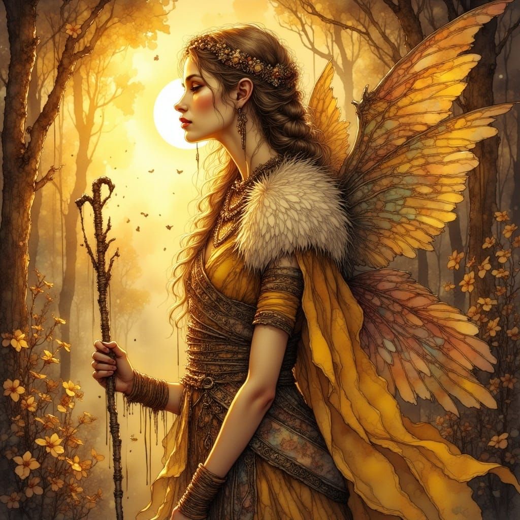 Freya, the Goddess of Twilight Gold and Destiny.