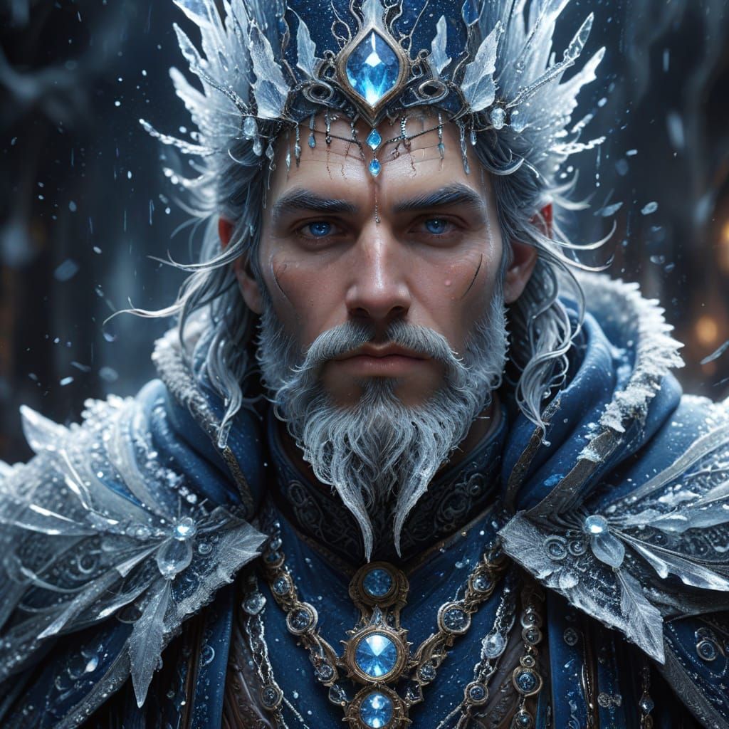 Ice king - Mystical Nymph of Winter's Frost