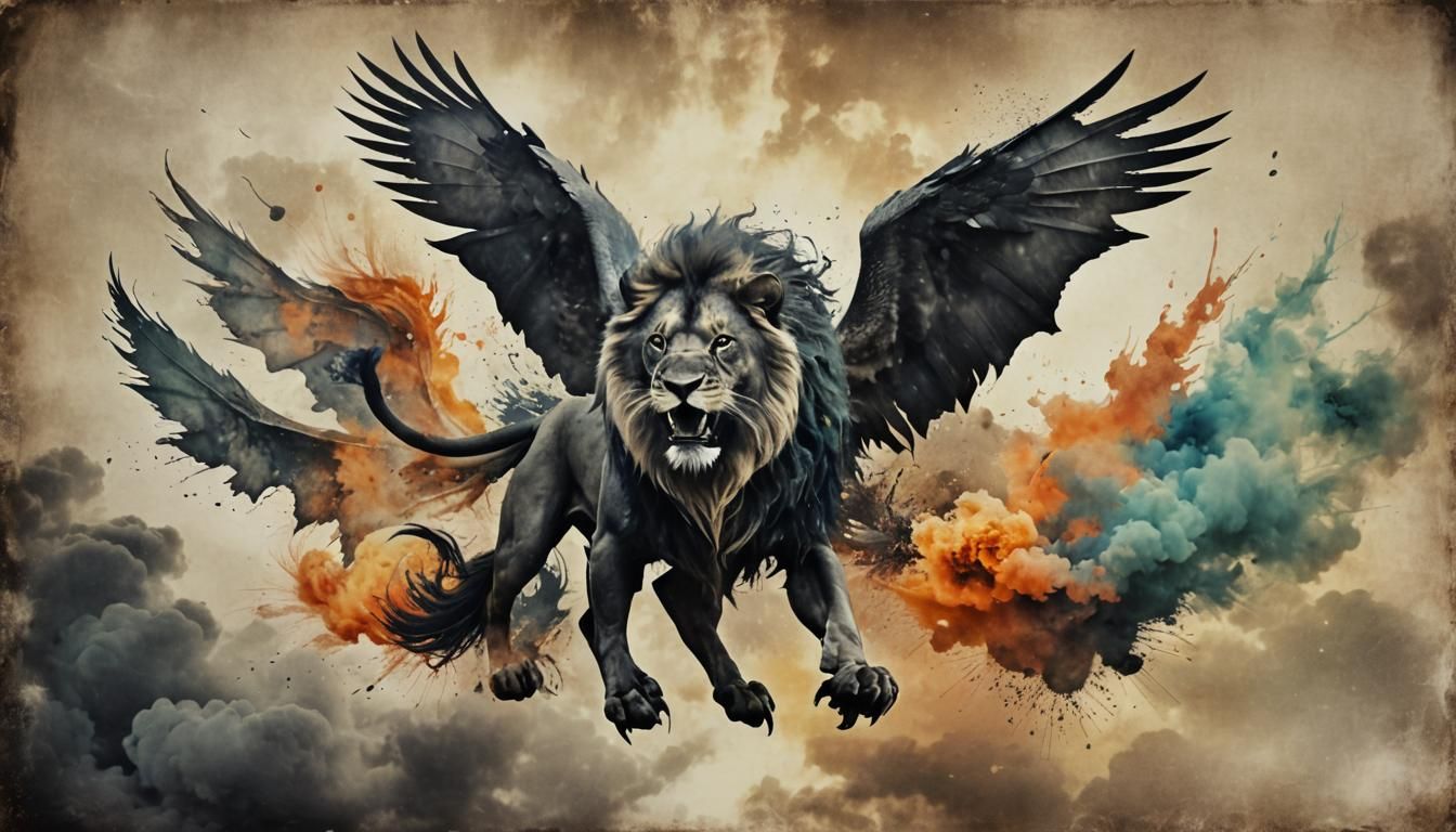 On Daemon's Wings - AI Generated Artwork - NightCafe Creator