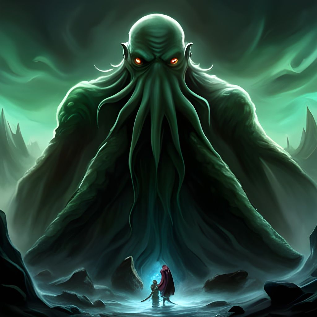 Cthulhu - AI Generated Artwork - NightCafe Creator