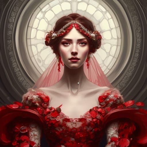 Beautiful Bride - AI Generated Artwork - NightCafe Creator