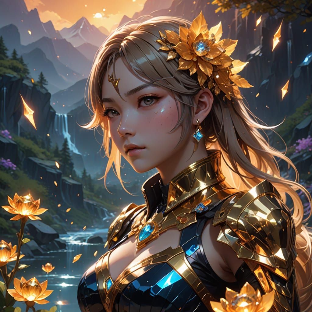 The Shining Queen - The Radiant Queen of Crystal Mountains