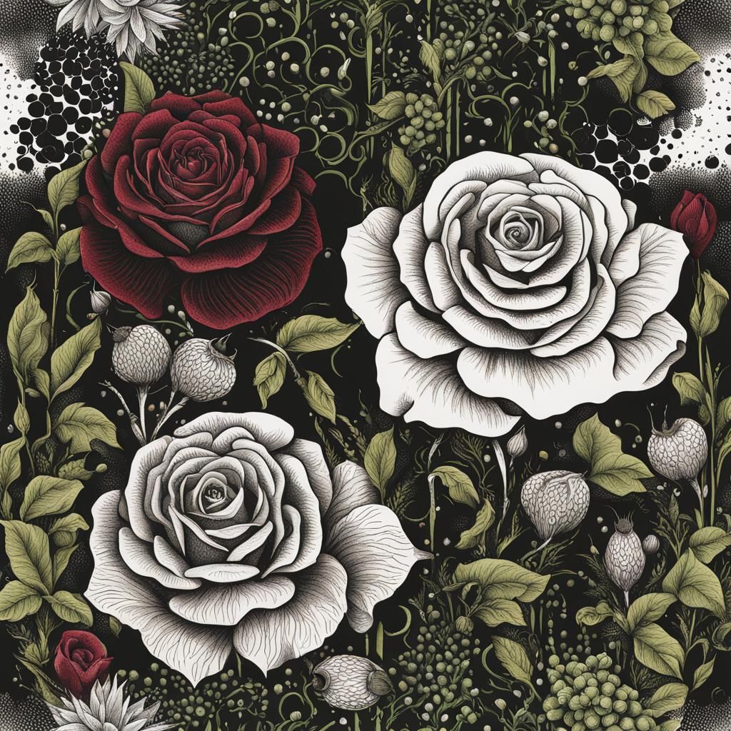 Roses - AI Generated Artwork - NightCafe Creator
