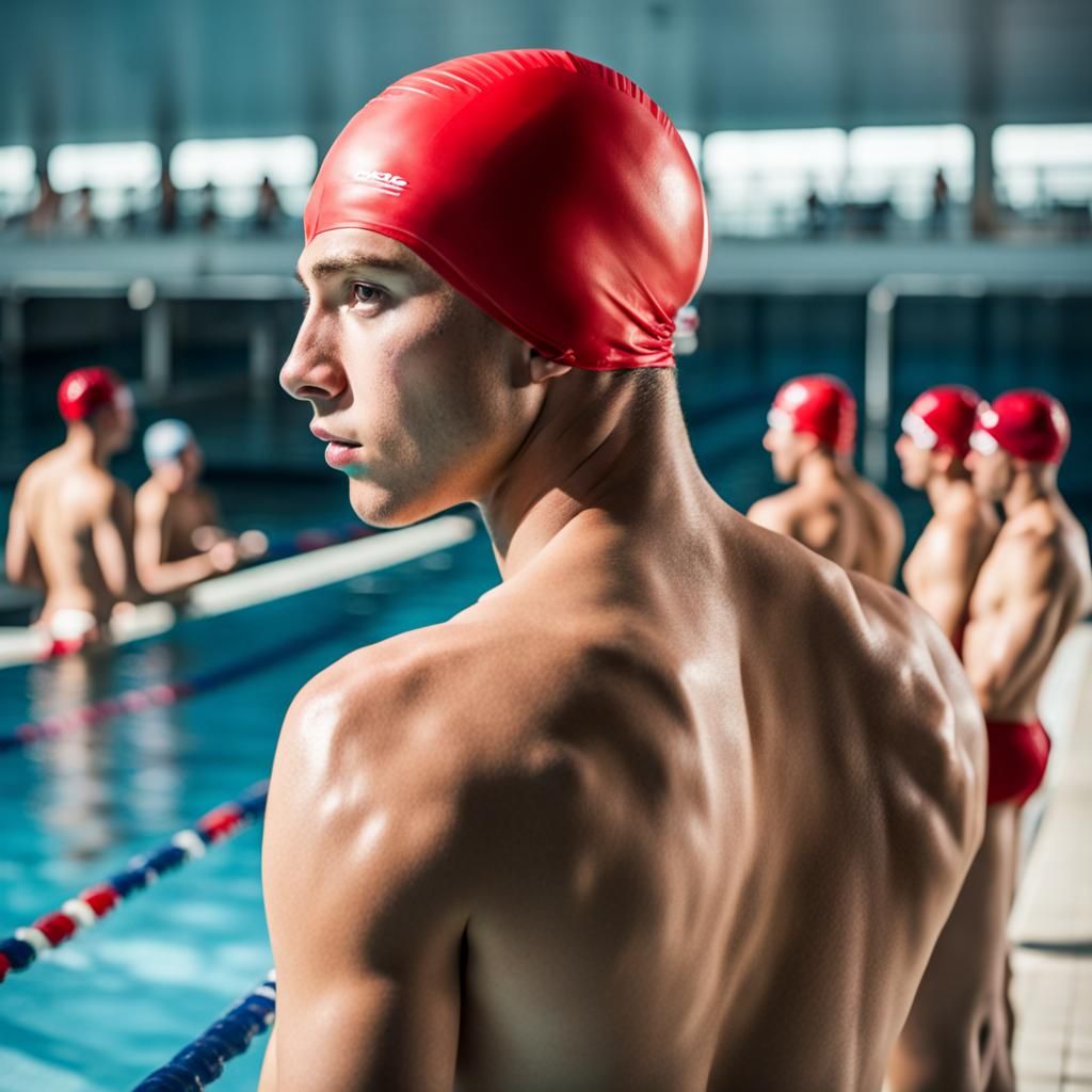 Swimmer - AI Generated Artwork - NightCafe Creator