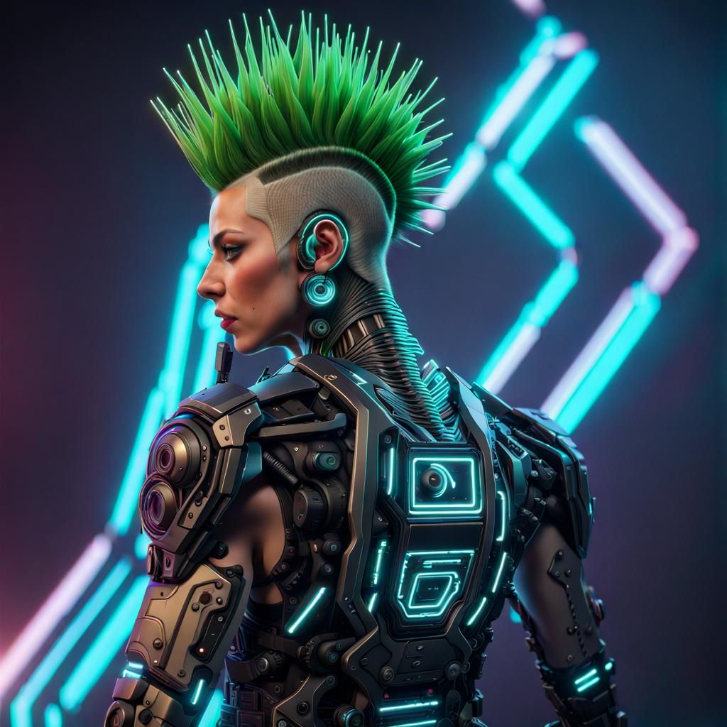 Tech Punk - AI Generated Artwork - NightCafe Creator