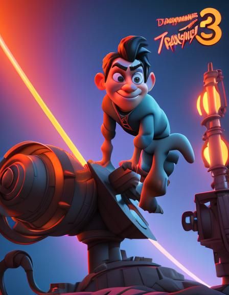 movie poster pixar design of Ambrose Transylvania is an unusual ...