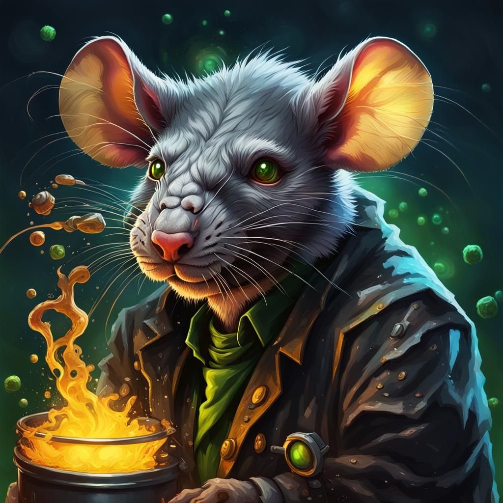 The Science Rodent - AI Generated Artwork - NightCafe Creator