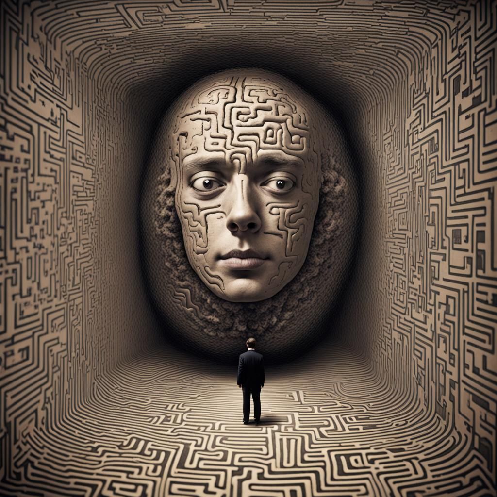 Mind inside a mind inside a mind - AI Generated Artwork - NightCafe Creator