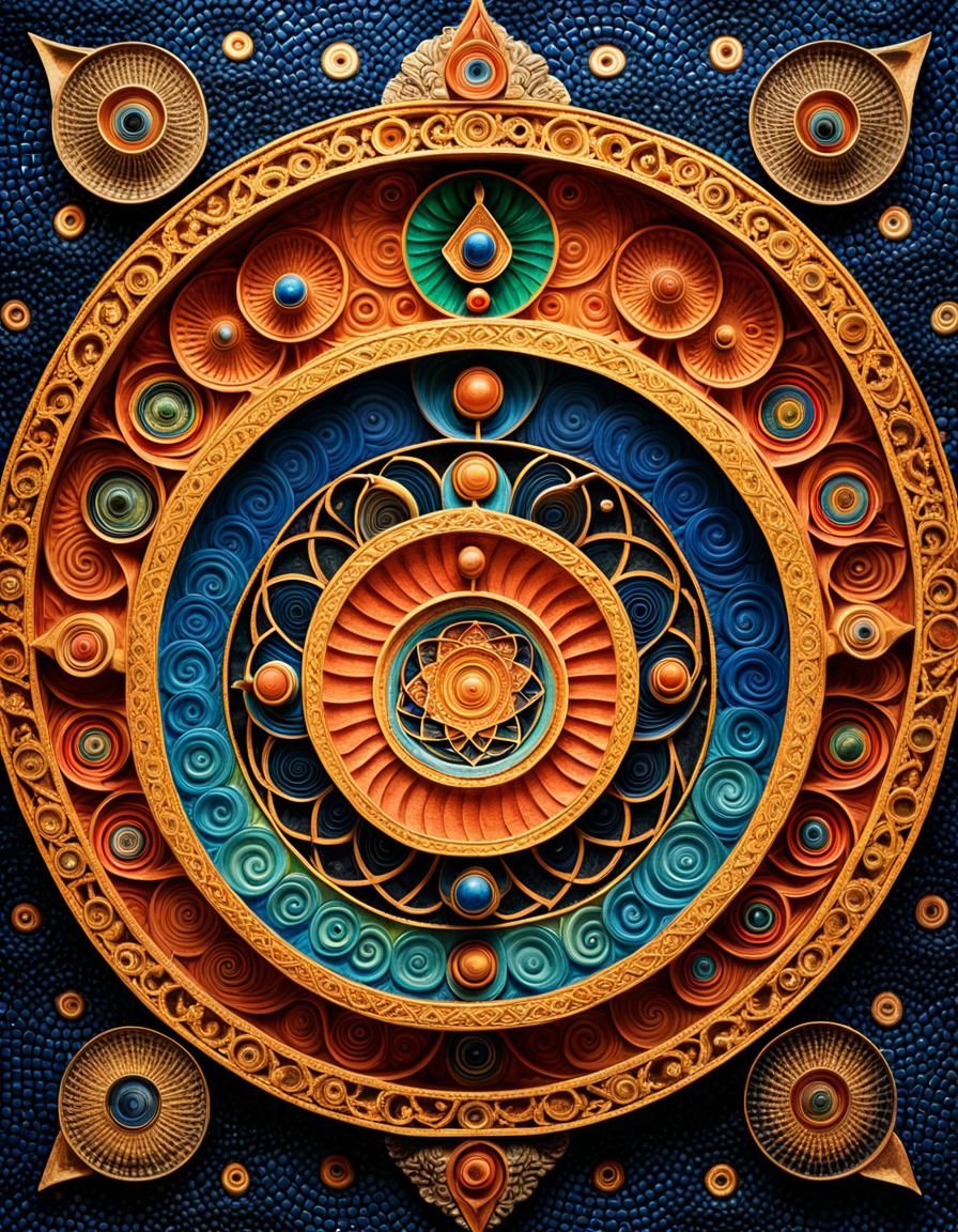 Sacred Geometry - AI Generated Artwork - NightCafe Creator