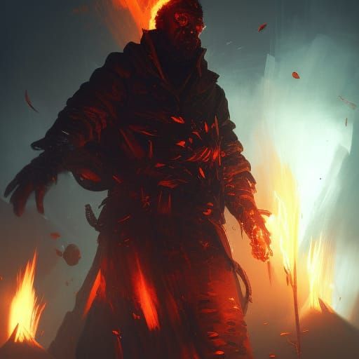 Pyro Mage - AI Generated Artwork - NightCafe Creator