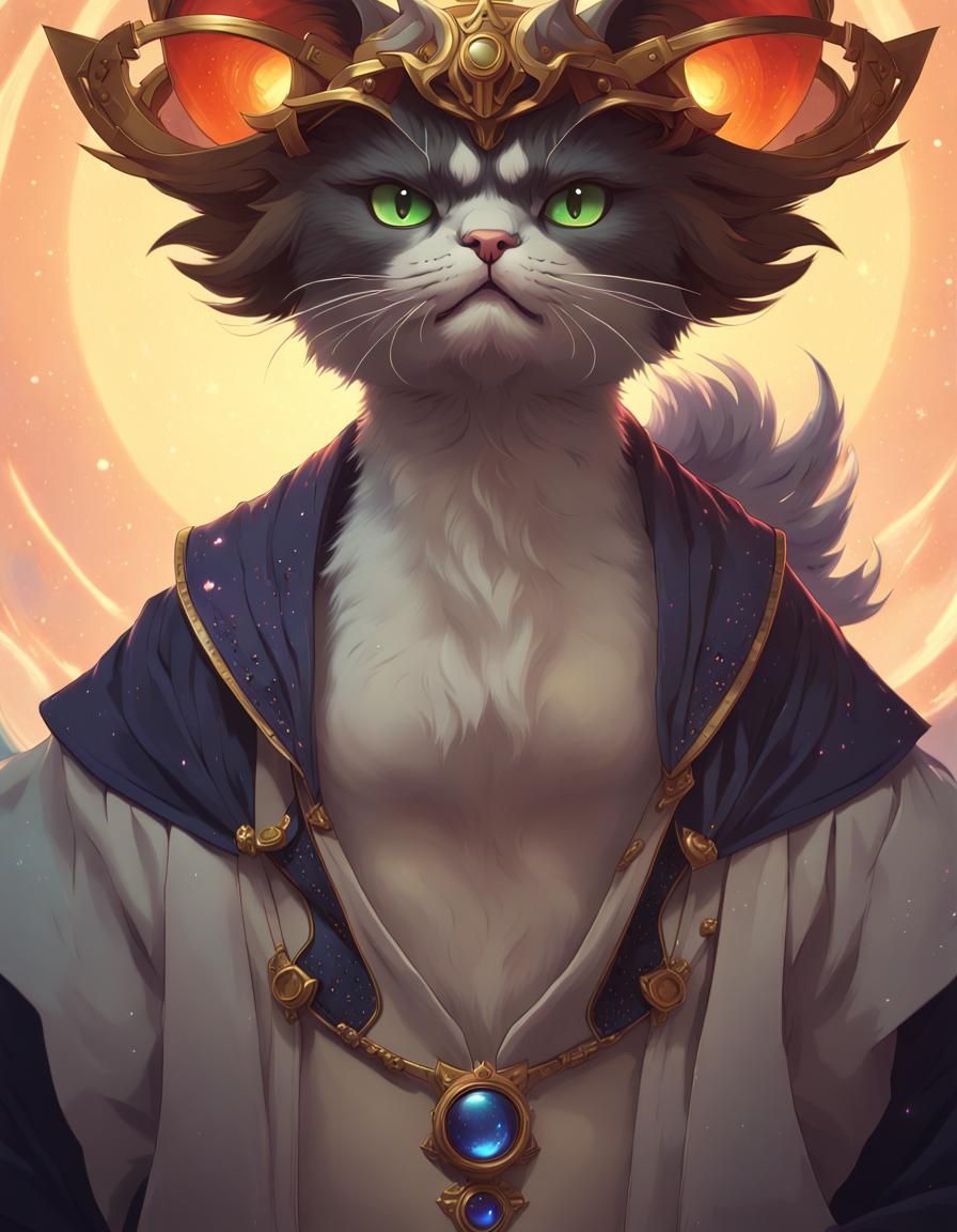 Galaxy Cat Emperor - AI Generated Artwork - NightCafe Creator
