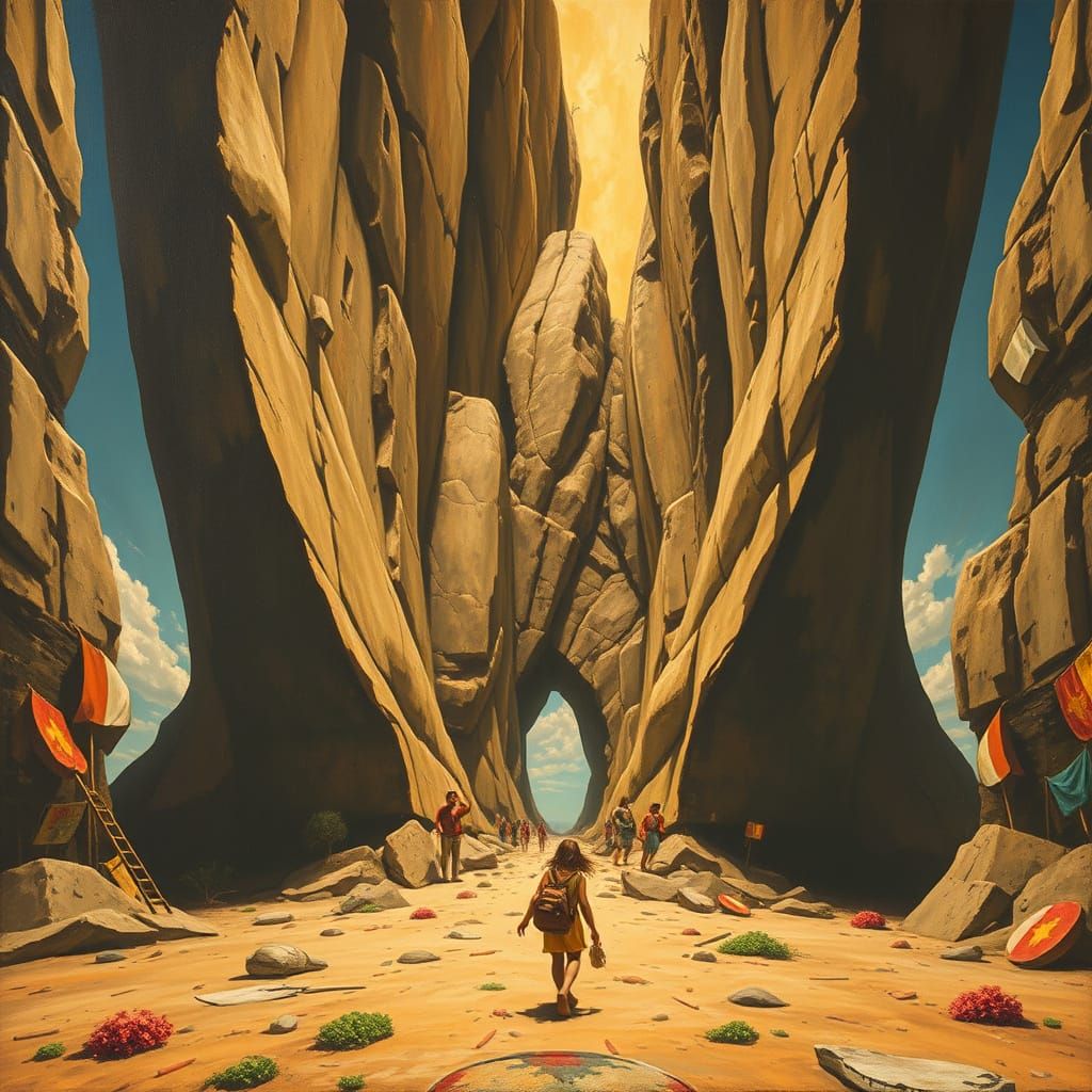 Neo-Primitive Masterpiece in Majestic Proportions - AI Art