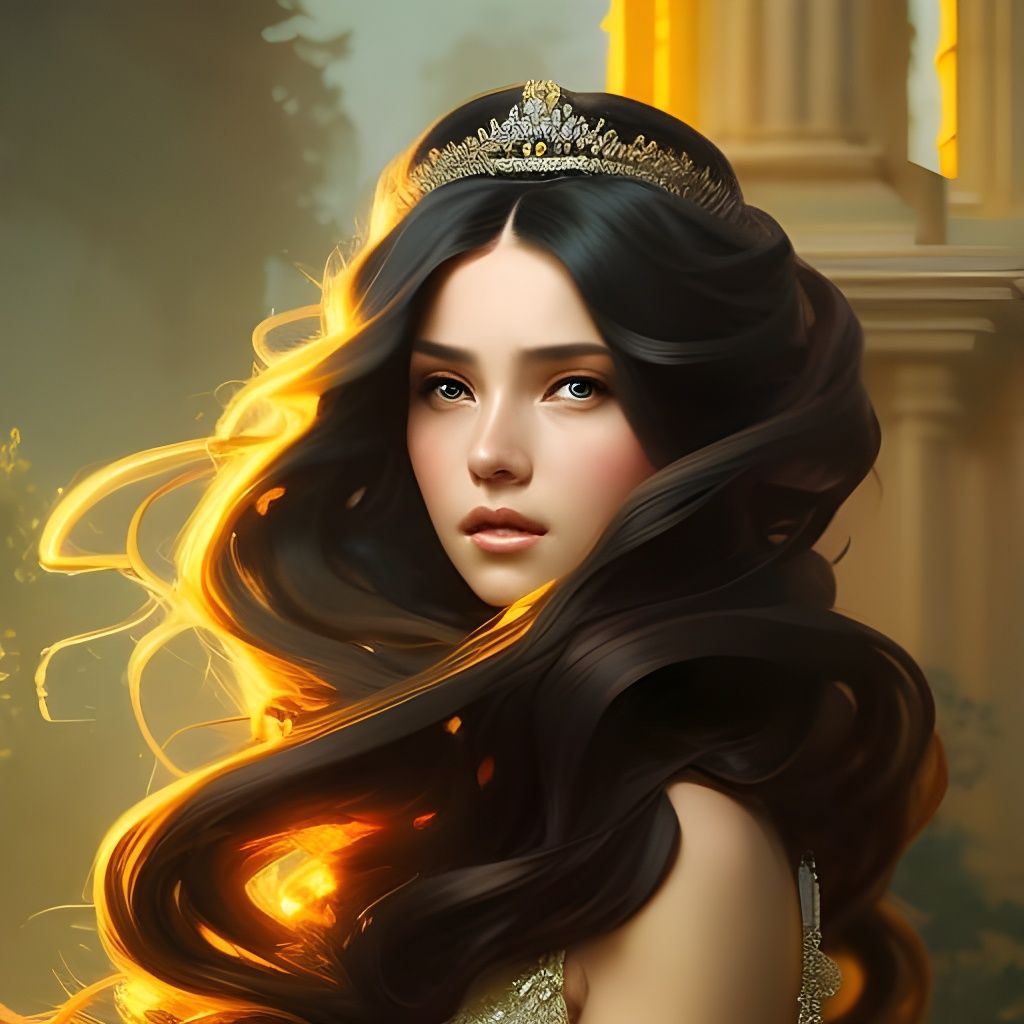 spoilt princess, - AI Generated Artwork - NightCafe Creator