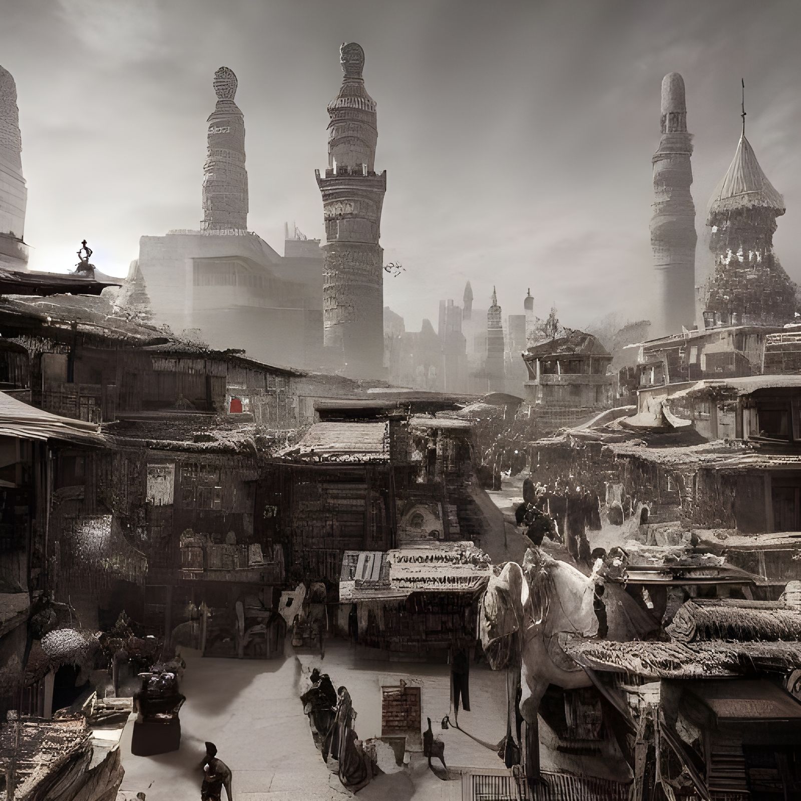 Cairo, circa 1890 - AI Generated Artwork - NightCafe Creator