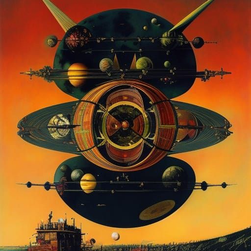 Shipspace - AI Generated Artwork - NightCafe Creator