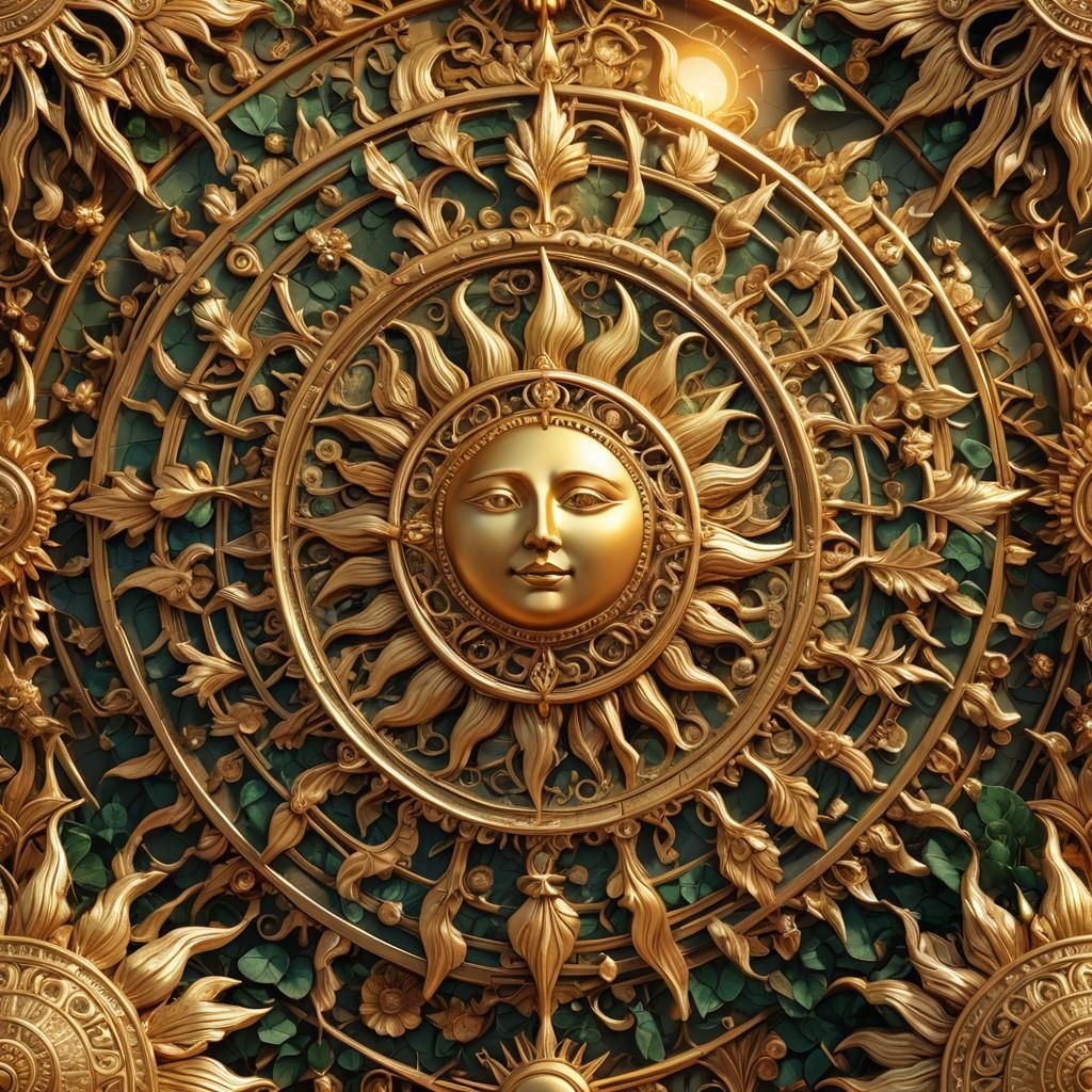 Enchanted sun - AI Generated Artwork - NightCafe Creator