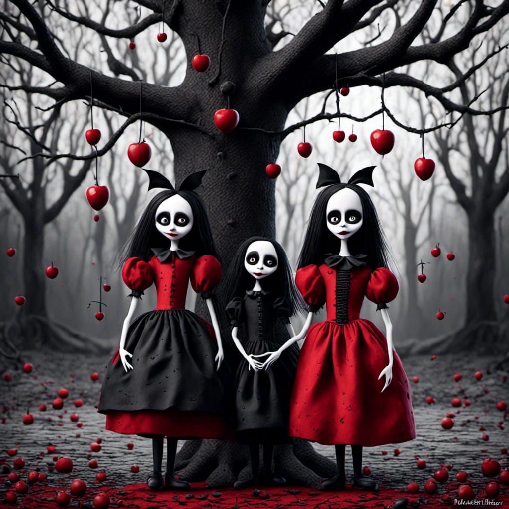 Gothic family portrait - AI Generated Artwork - NightCafe Creator