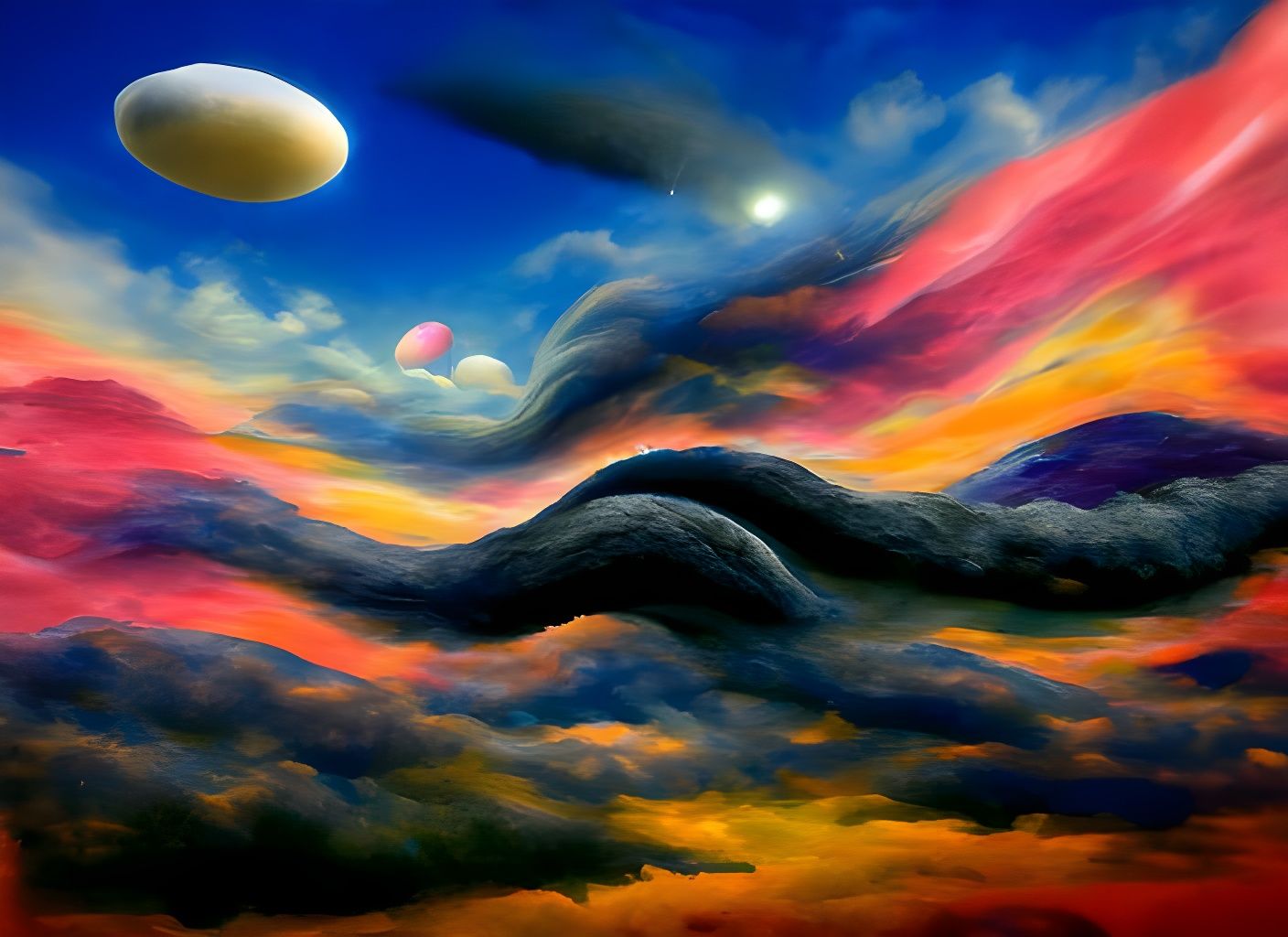 Daylight Distortion Anomaly - AI Generated Artwork - NightCafe Creator