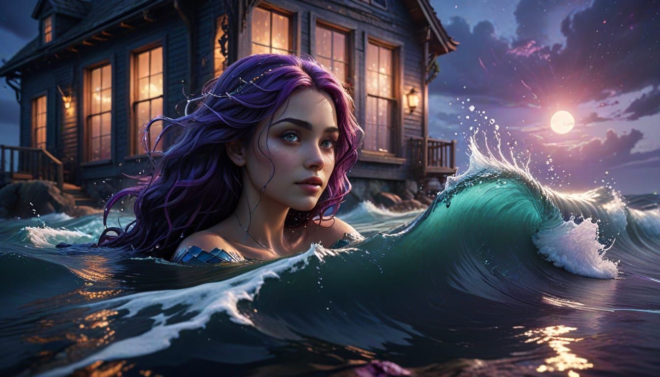 Mermaid, wave - Mermaid, wave