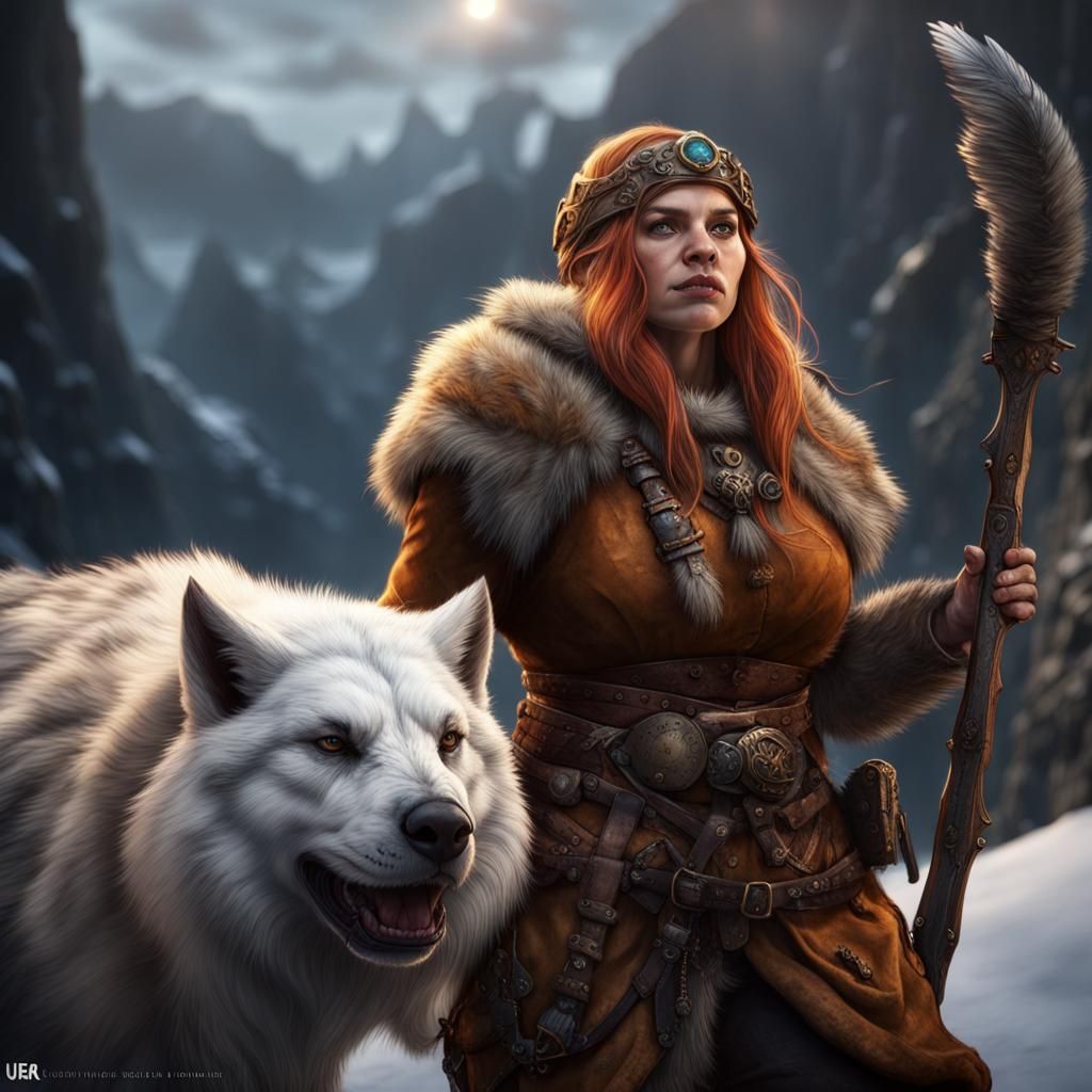 Dwarven Female, Strong, Independent, fur trapper. Lives in the Great ...