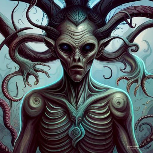 Eldritch Nightmare - AI Generated Artwork - NightCafe Creator