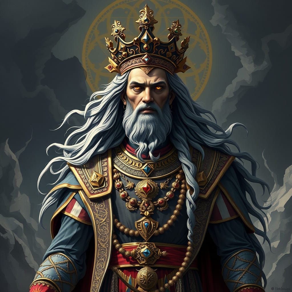 Hyper-Realistic Portrait of Iranian Justice God Ra... - AI Art