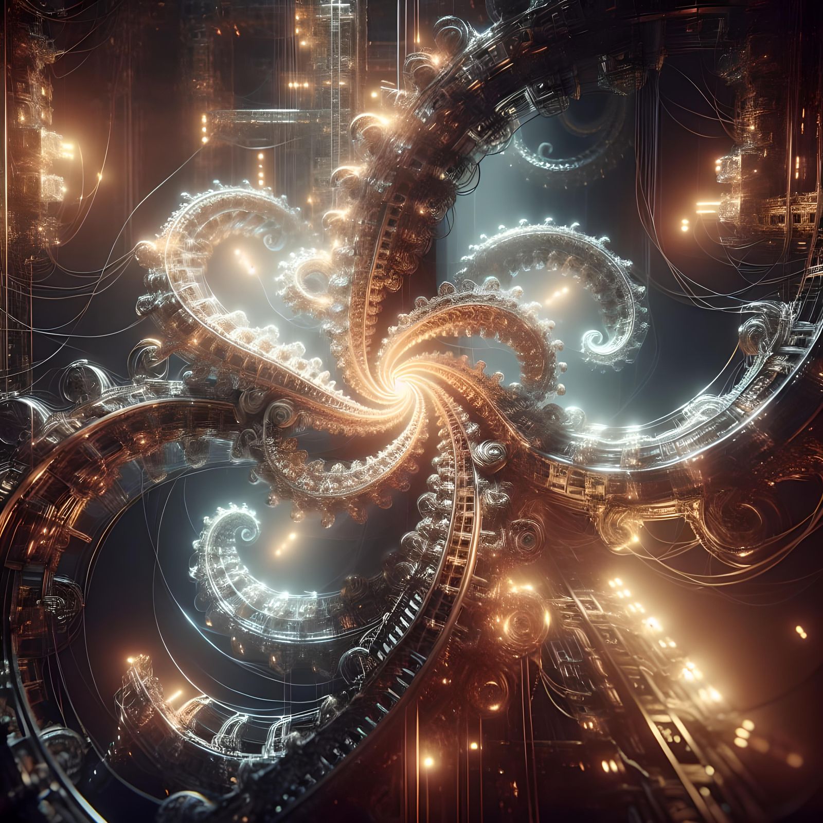 Fractal Fancy - AI Generated Artwork - NightCafe Creator