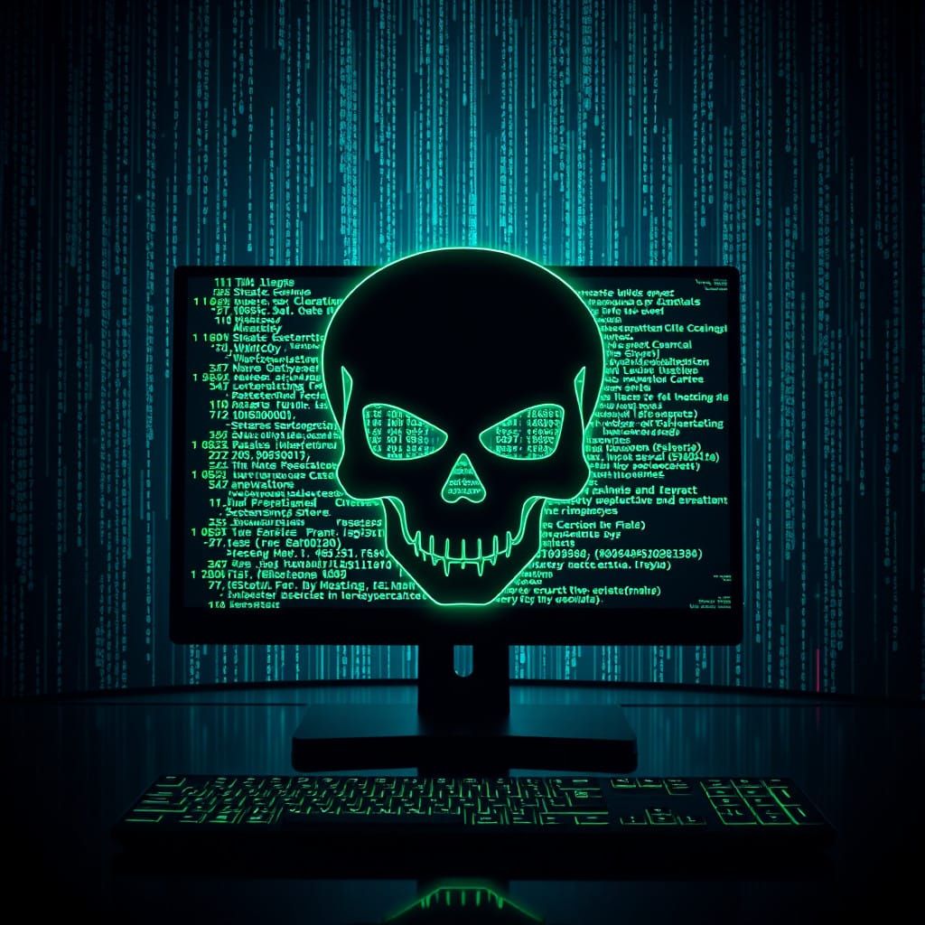 Cyberpunk hacking screen, - Cyberpunk Hacking Scene in Neon...