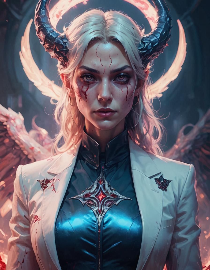 Lady Lucifer - AI Generated Artwork - NightCafe Creator