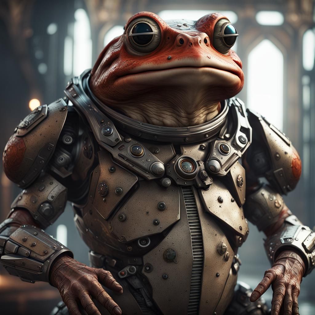 Borealin Uplifted Toad - AI Generated Artwork - NightCafe Creator