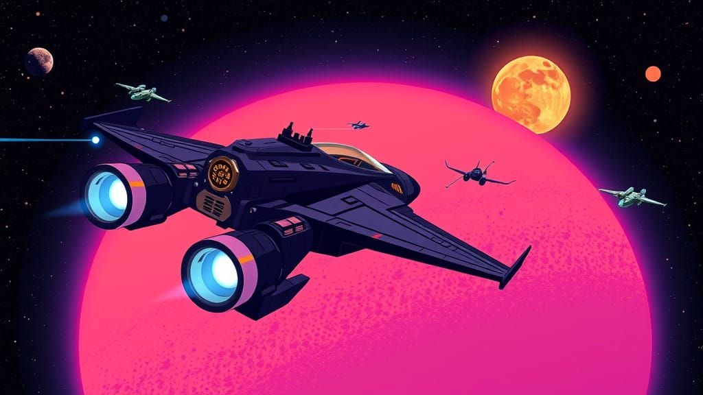 Space Hauler (Planetary Arrival) - Dramatic Space Smuggler's...